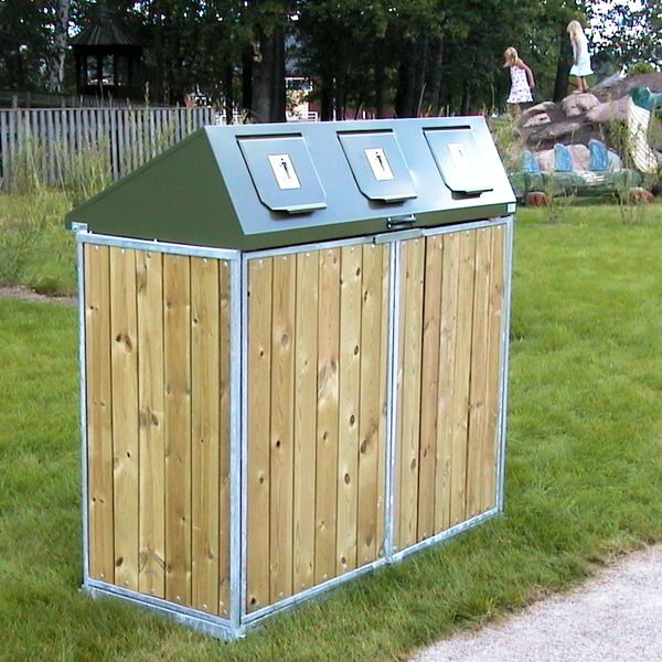 Källsortering utomhus