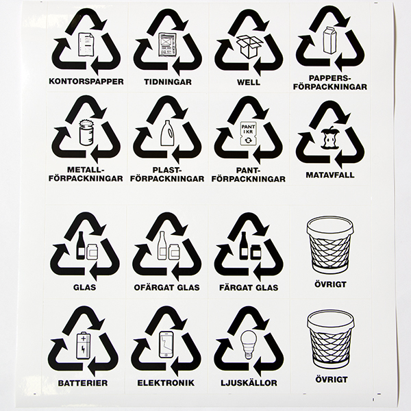 Övriga dekaler och skyltar