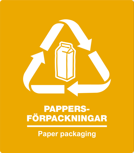 Dekal "Papperförpackningar"
